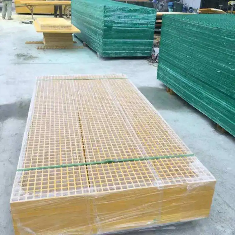 Molded Square Mesh Type 38x38 Fiberglass Reinforced Frp Plastic Floor ...
