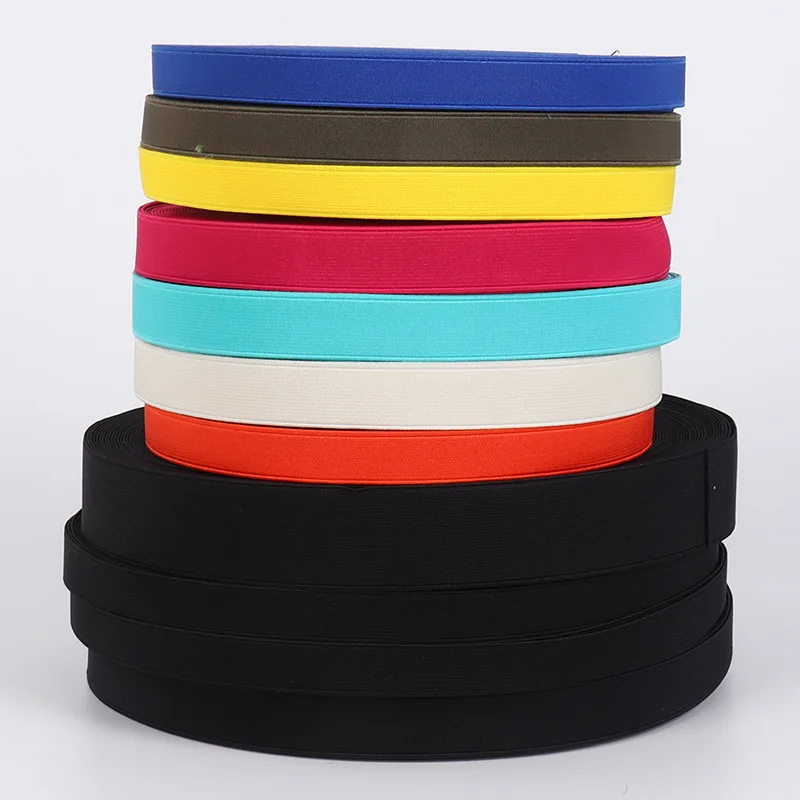 High Quality Elastic Webbing Clothing Accessories 2-5cm White Black ...