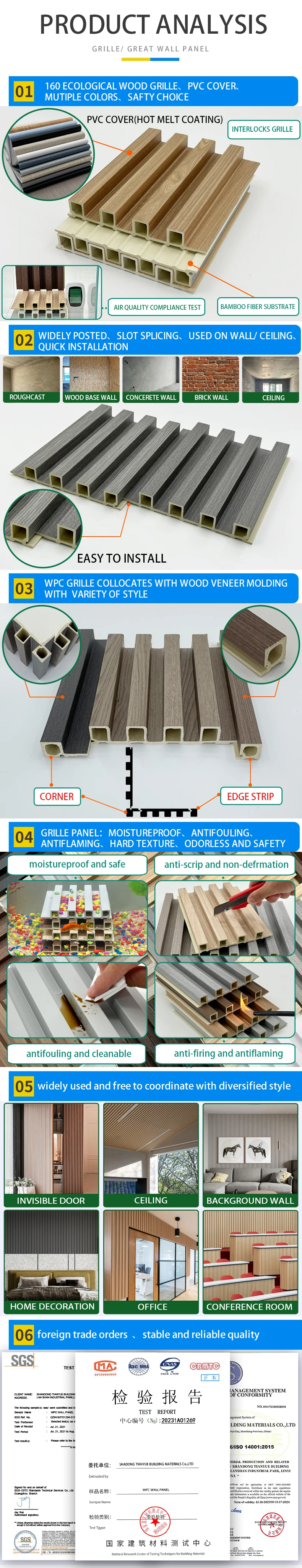 Wall Panels Pvc Wall Panel Wpc Fluted Wall Panel - Buy Wall Panels Pvc ...