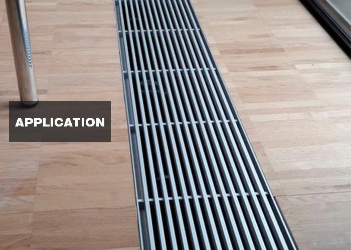 Hvac System Frameless Floor Grill Aluminum Ventilation Supply Linear ...