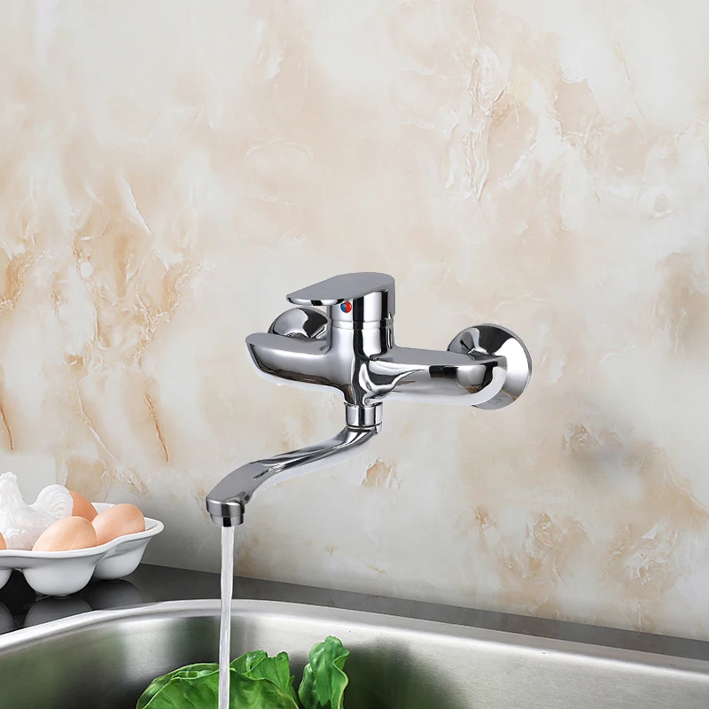 ITALOMIX Wall Mounted Zinc Kitchen Arm Faucet Rotatable| Alibaba.com