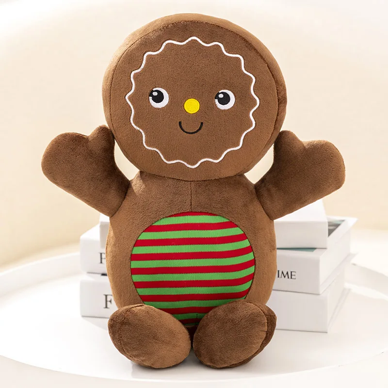 Al Chocolate Gingerbread Man Plush Toy Christmas Tree Throw Pillow ...