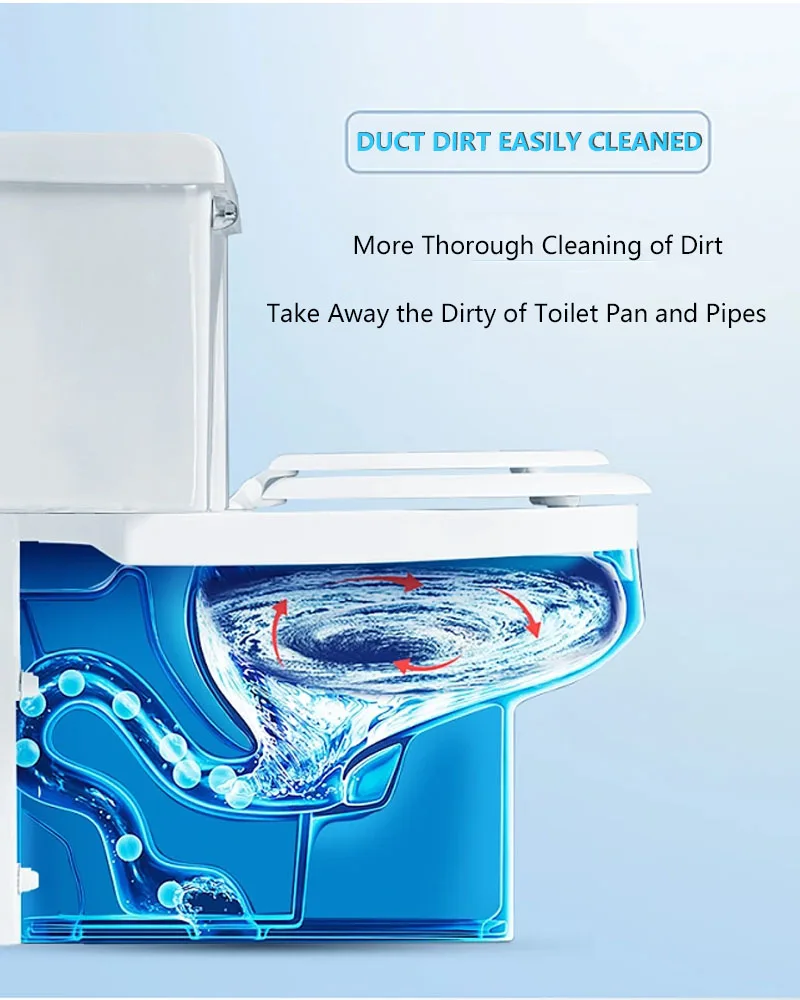 Wholesale Blue Solid Flush Block Toilet Bowl Tablet Cleaner Bleach for ...