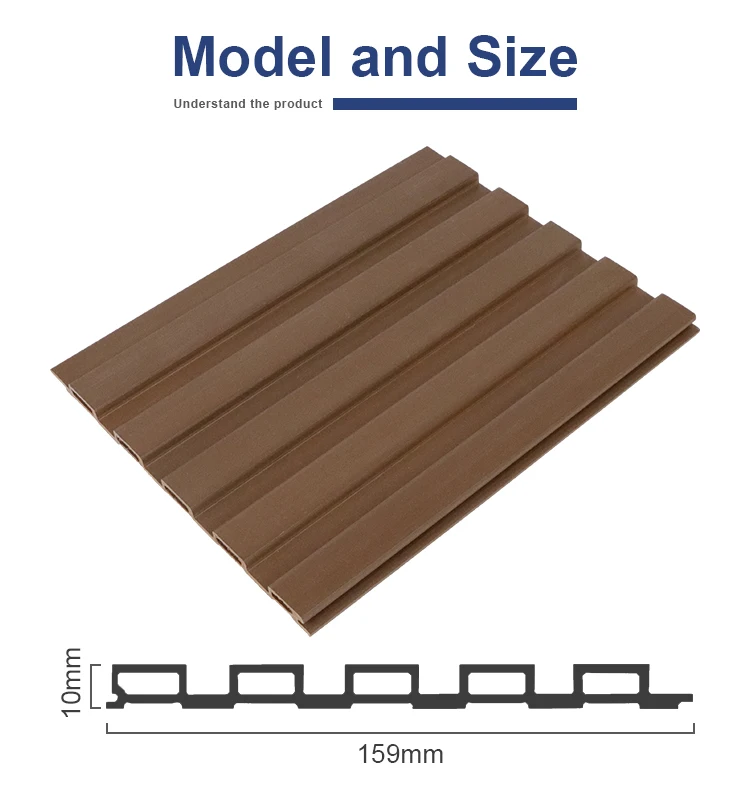 Modern Wood Fiber Pvc Composite Wpc Panel Interior Solid Colors Wall ...