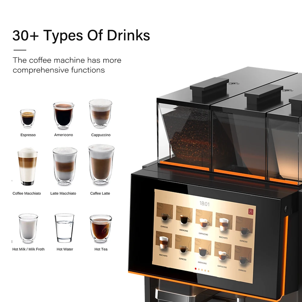 Smart Commercial Espresso Machine - Customizable & Automatic