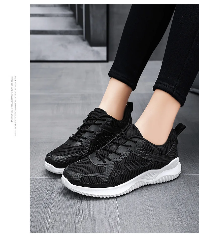 Sneakers Women's 2025 Spring New Casual Breathable Running Shoes ...