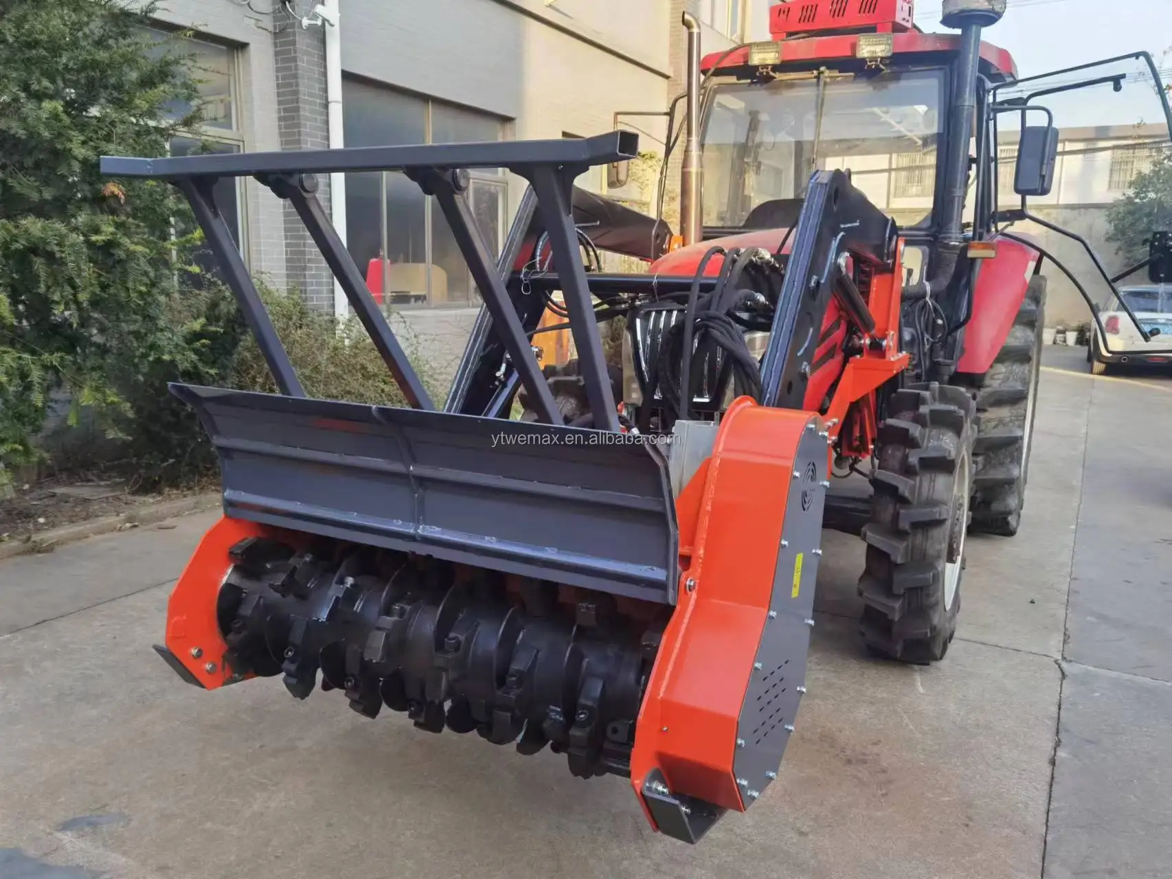 Excavator Tractor Forest Mulcher Wood Chipper Shredder Mulcher Crusher ...