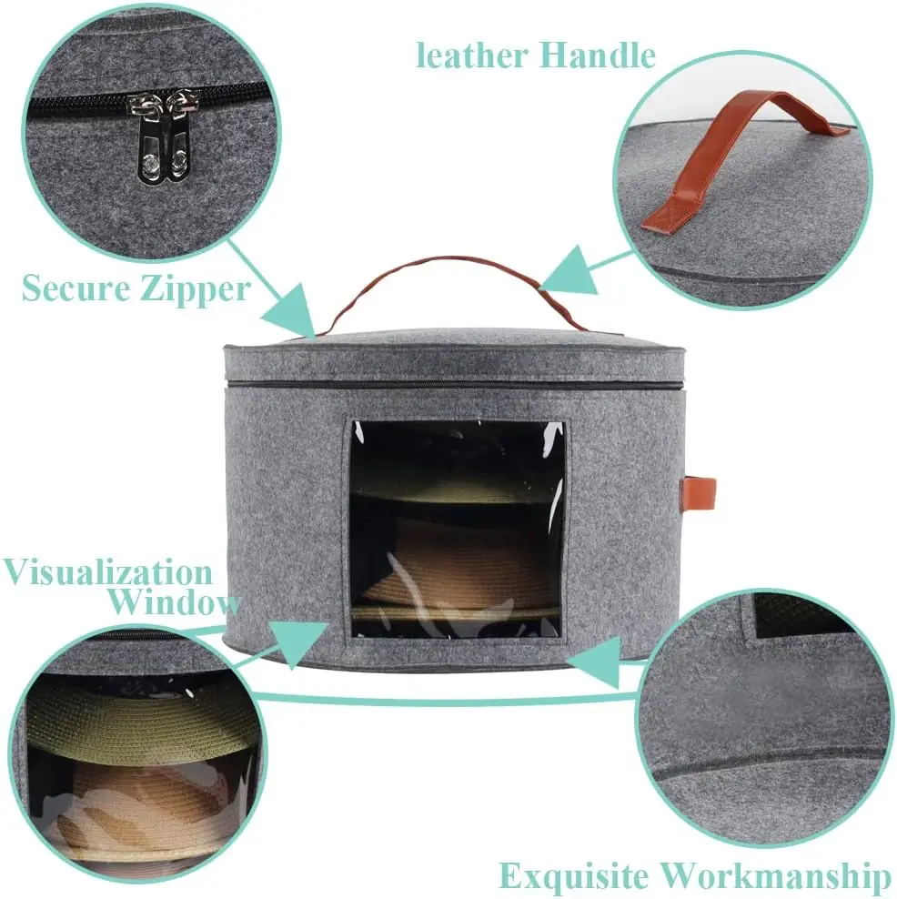 Cowboy Hat Storage Box - Ideal for Home & Travel Organizing