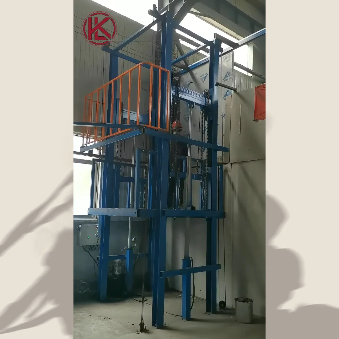 Wall Mounted Freight Elevator Electric Scaffolding Small Cargo Lift ...