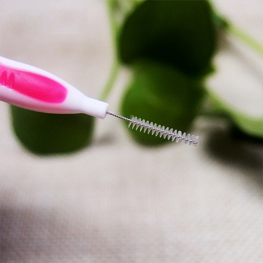 Orthodontic Wire Toothbrush Push-Pull Interdental Brushes for Oral Care ...