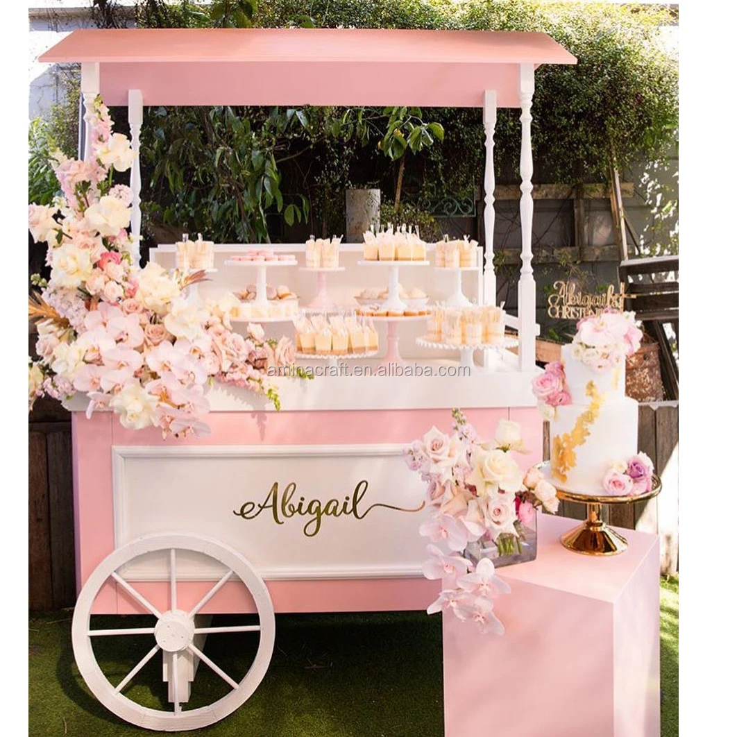 Wedding Event Candy Cart Wood Wooden Candy Cart For Event - Buy Candy ...