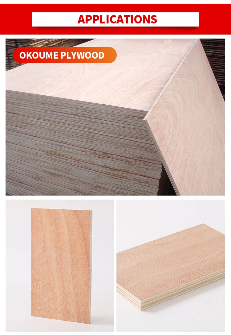 Natural Gabon Okume Veneer - Perfect for Plywood & Doors