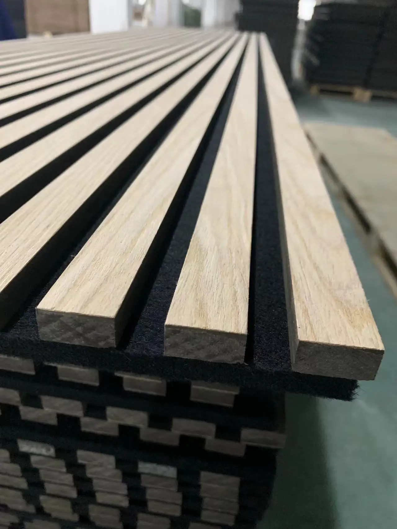 Home Interior Fluted PET Wooden Cladding Wall Design Akupanel Acoustic ...