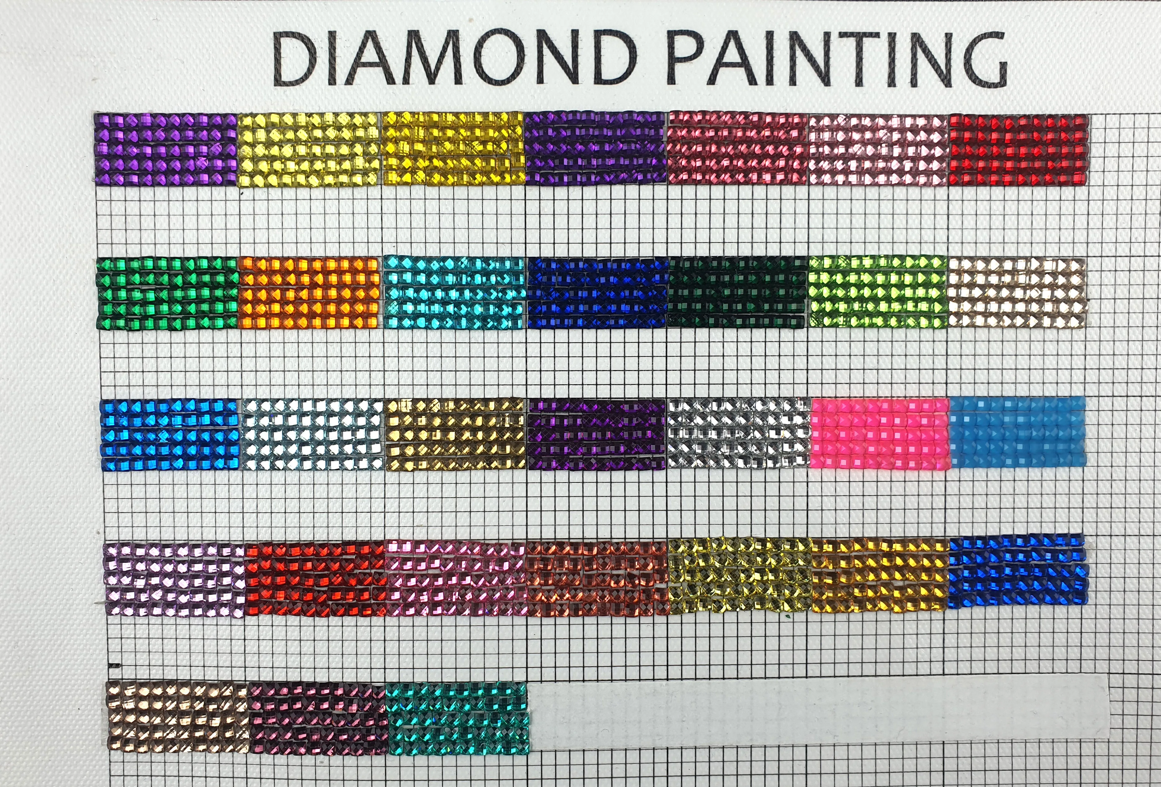 Full Square Fairy Dust Drills Resin Diamond 5D DIY Crystal Diamond ...