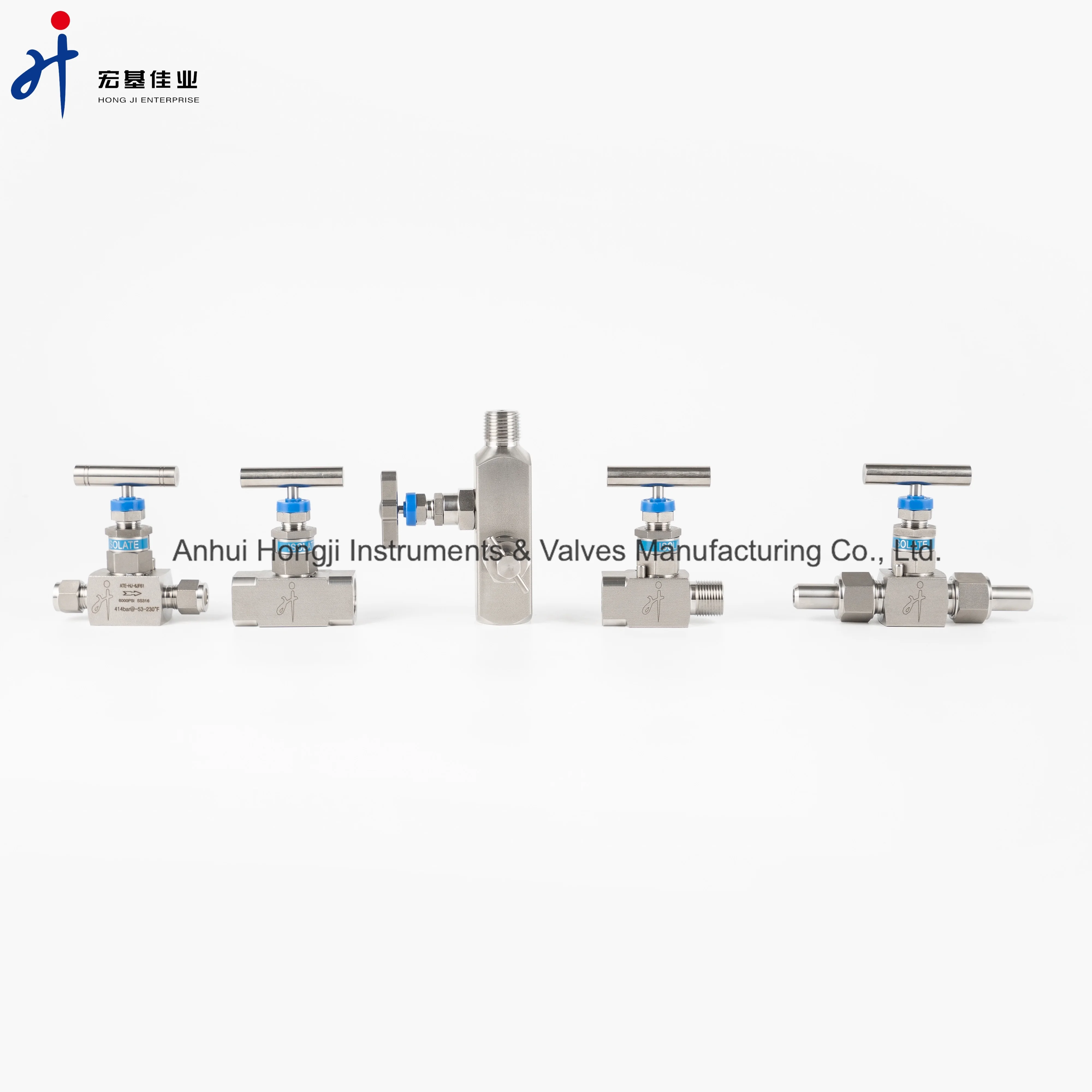 6000psi 316 Stainless Steel Gauge Valve High Sealing Pressure Gauge ...