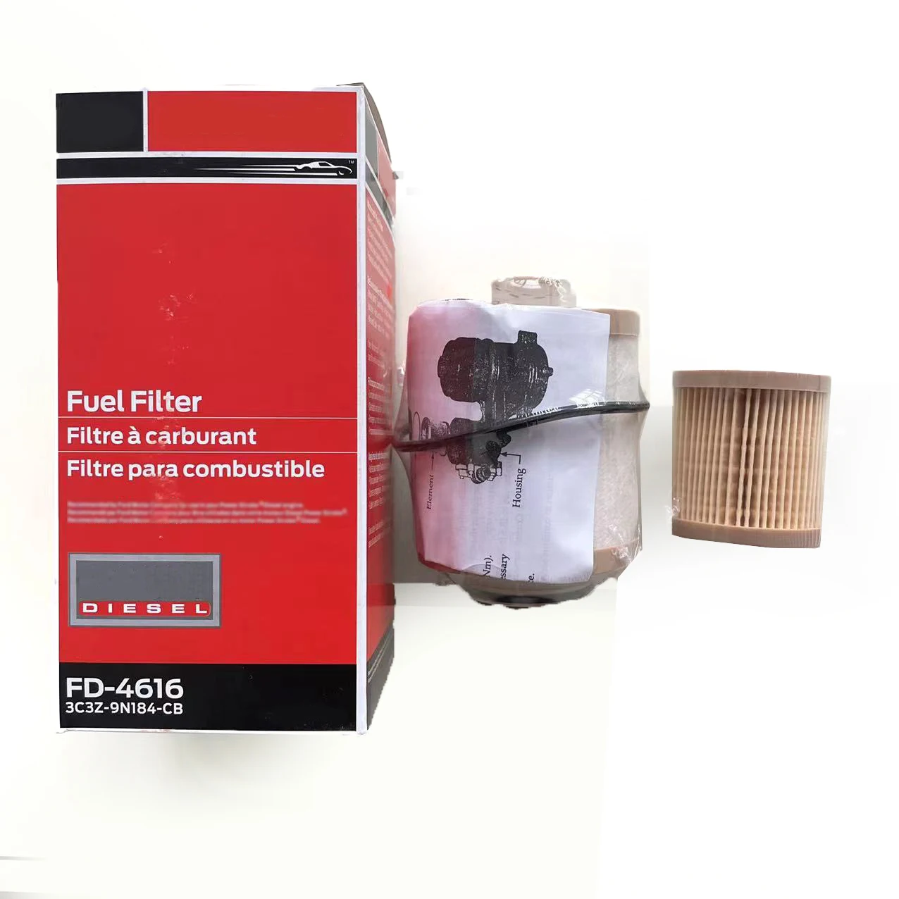 For Ford Fuel Filter Bc3z-9n184-b 6.7l Diesel Engine Fd4615 High ...