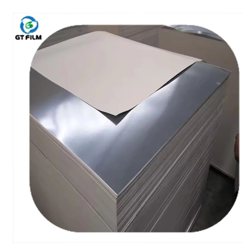Mirror Shiny Silver Metallic Paperboard for Packing & Printing