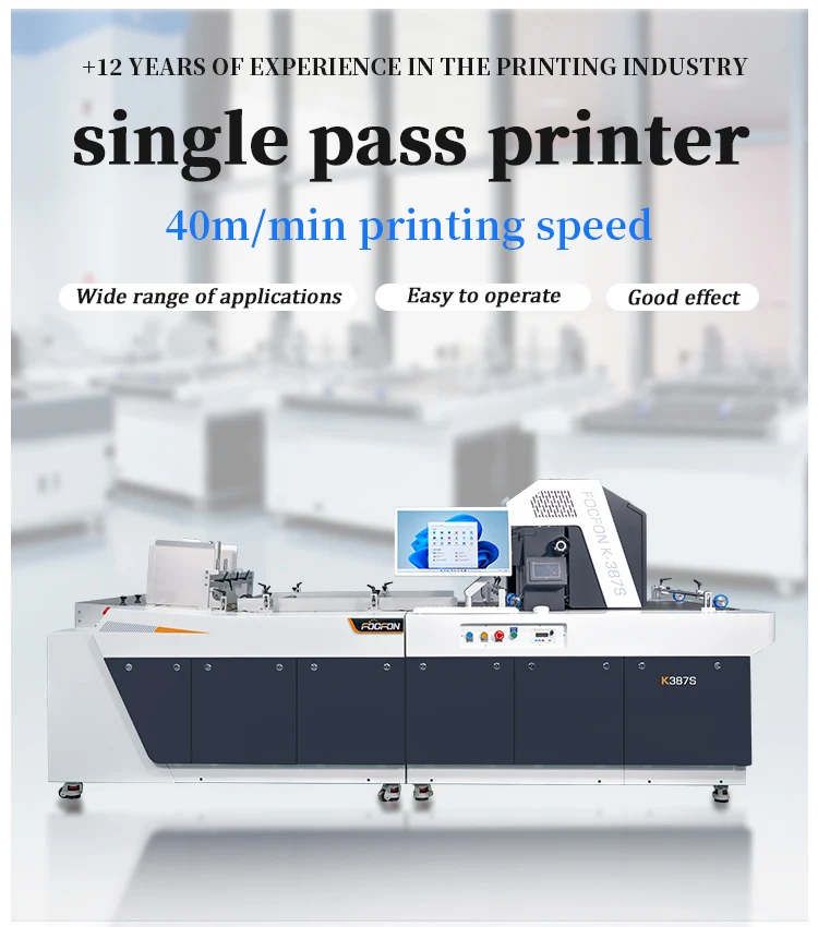 Kelier Automatic Digital Carton Kraft Paper Bag Printing Machine Single ...