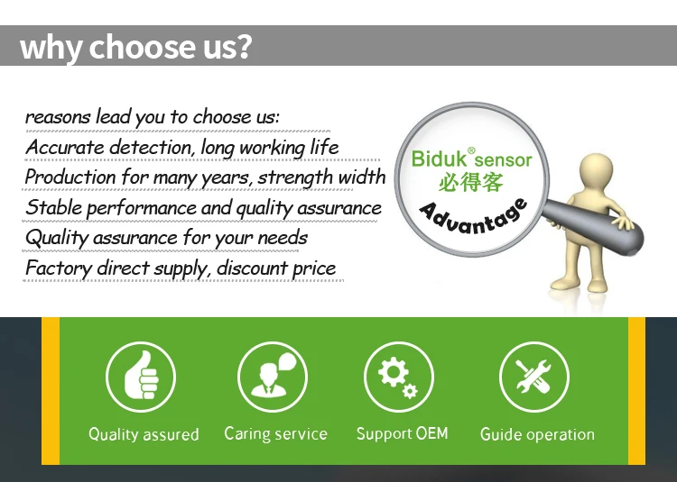 Detector de Metales de posición de inductancia Biduk, Sensor de ...
