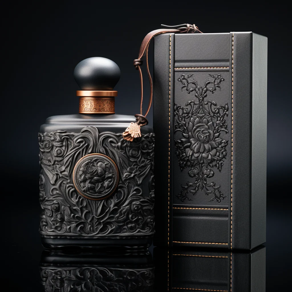 Black Mems Wooden Empty Oud Perfume Cologne Fragrances Bottle With ...