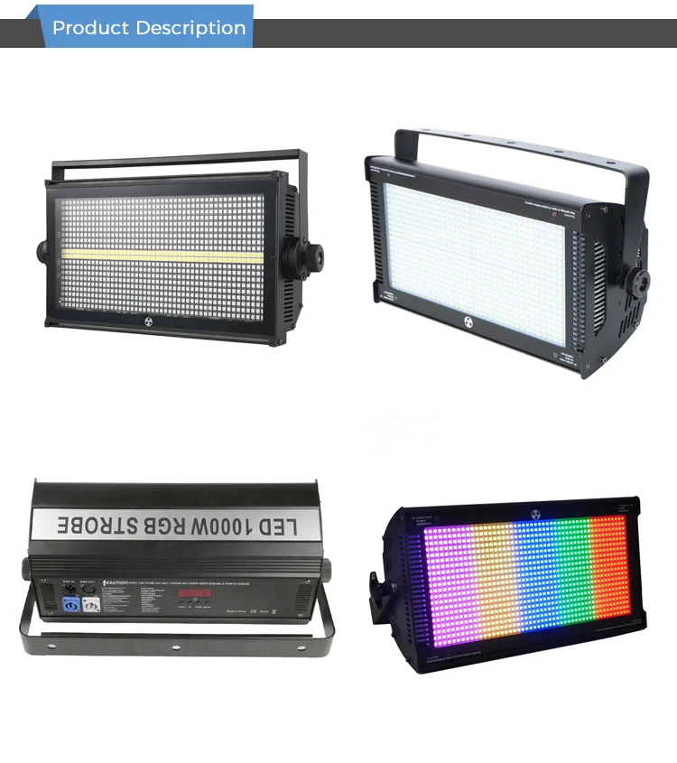 Mitushow High Brightness 1000w Led Rgb Super Strobe Matrix Stage Light ...