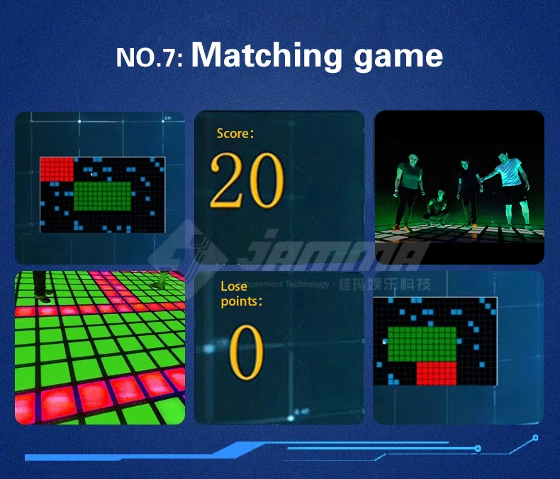 Interactive LED Floor Tiles for Indoor Family Entertainment Energetic ...