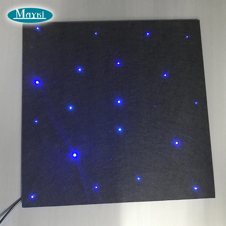 Polyester Fiber Optic Star Ceiling Tiles Standard Starlight Ceiling ...
