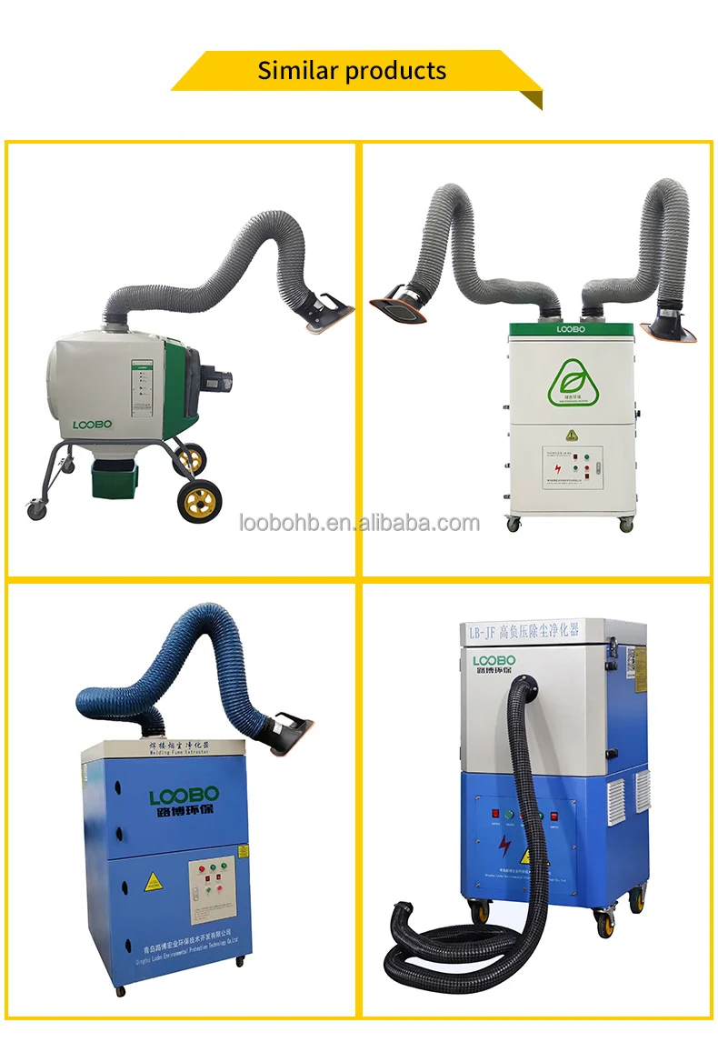 Portable Industrial Fume Extractor Welding Dust Collector High ...