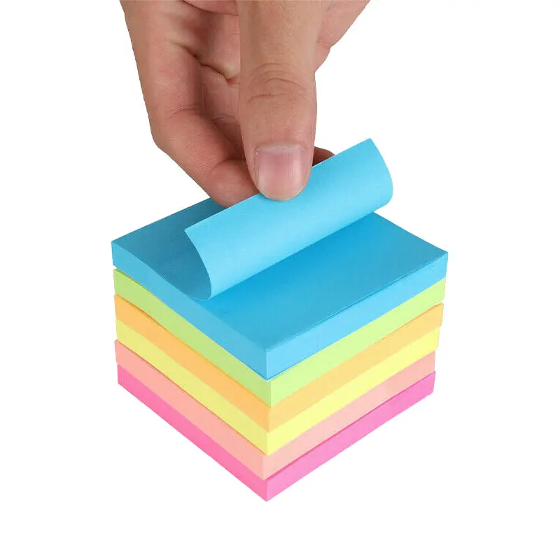 Custom Sticky Note Pad 10 Colors Sticky Notes With Logo Factory ...