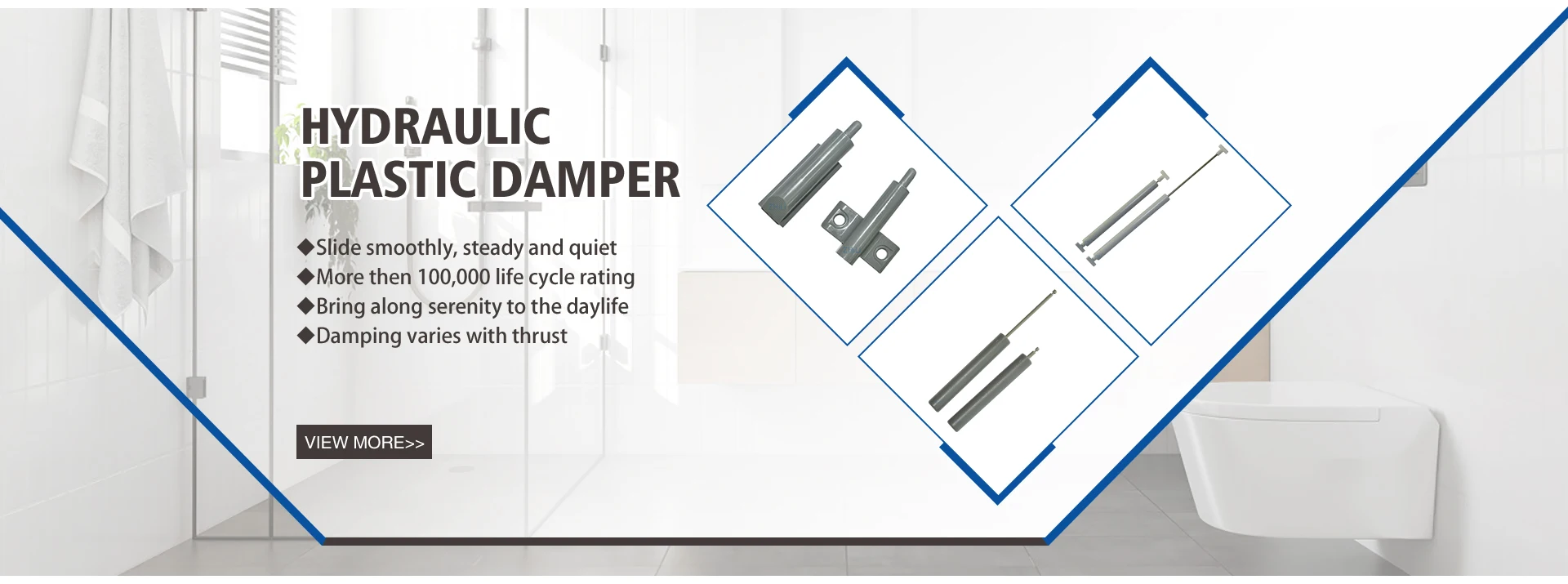 9-117 Hydraulic Piston Soft Close Damper for Drawer - ZHILI