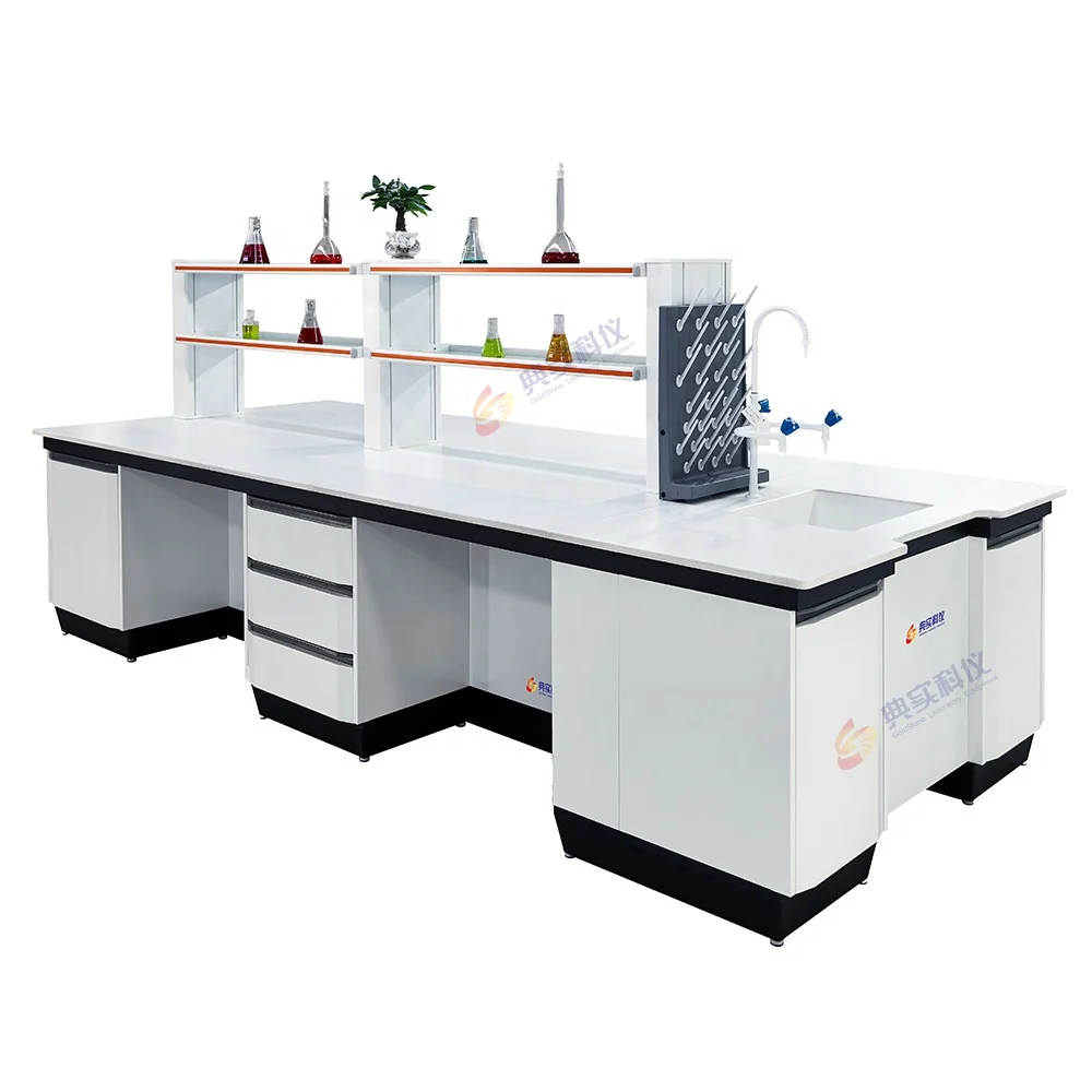 Laboratory Central Table Sink Reagent Rack Phenolic Epoxy Resin ...