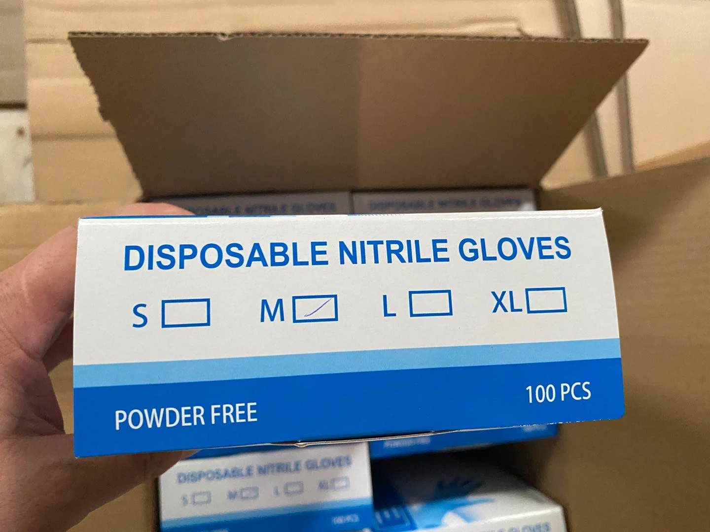 New Type Textured Examination 4 Mil Nitrile Gloves Powder Free Food Grade Black Disposable ...