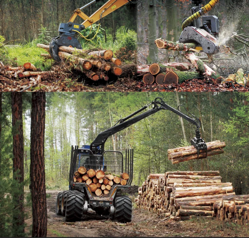 Qinjia 200p Mini Log Wood Timber Grab Grapple With Rotator For ...