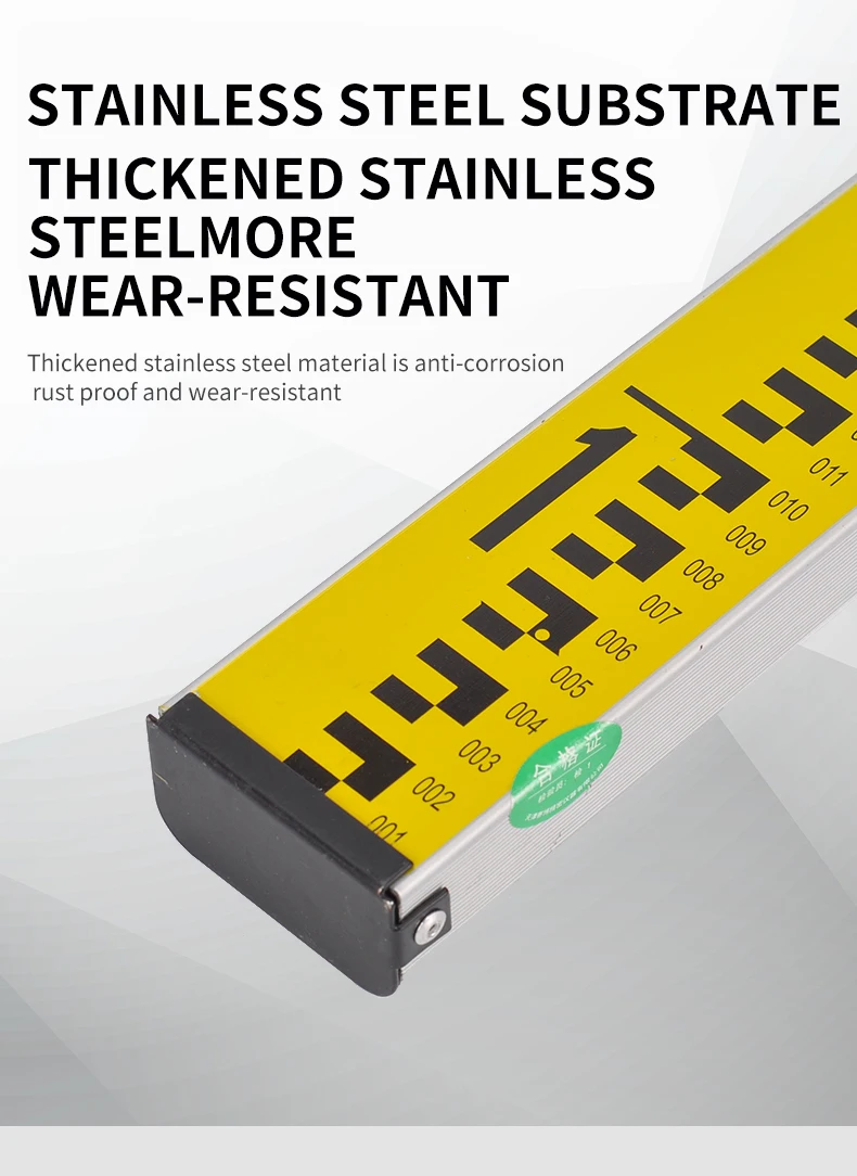 Thickened Aluminum Tower Telescopic Rod Ruler Spirit Optical Level ...