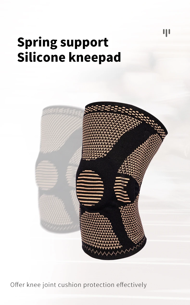 Lower Custom Moq Thick Patella Pads Protect Silicone Spring Copper Knee ...