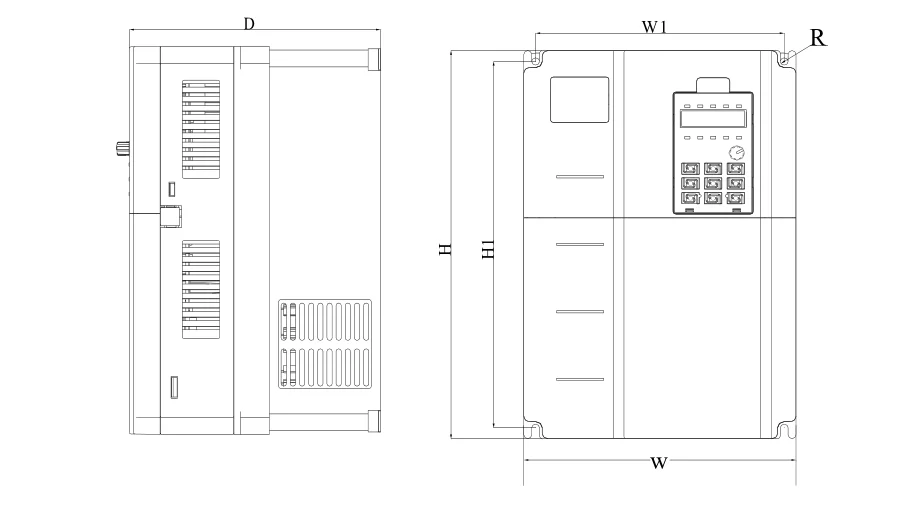 Permanent Magnet Synchronous Motor Vfd Variable Frequency Drive Ip54 ...
