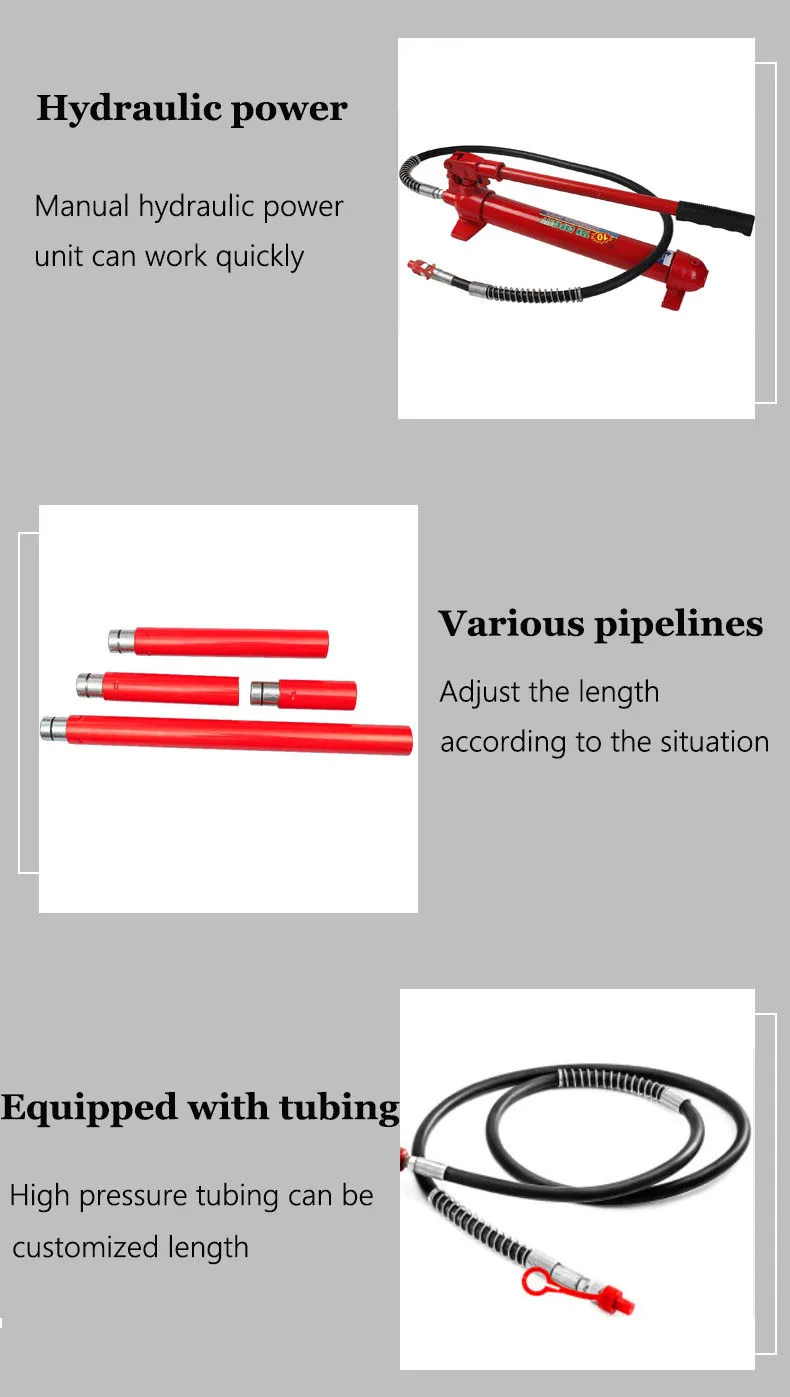 10ton Porta Power Jack - Efficient Auto Body Repair Kit