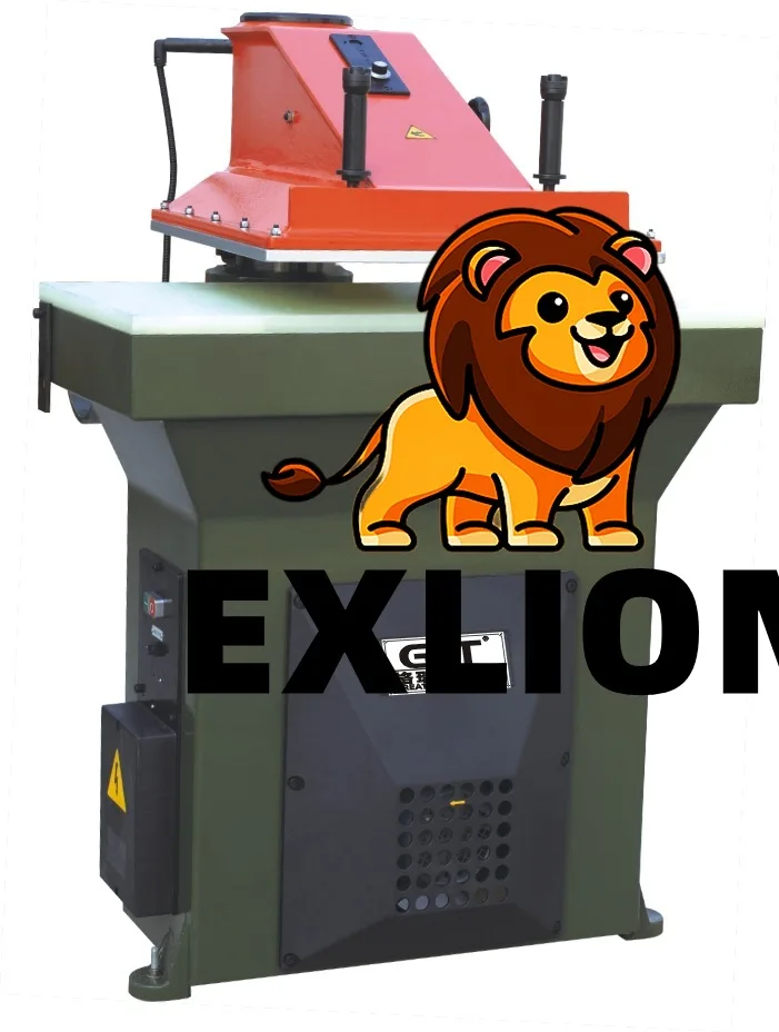 Exlion Used Atom Italy Swing Arm Cutting Machine For Leather Hydraulic ...
