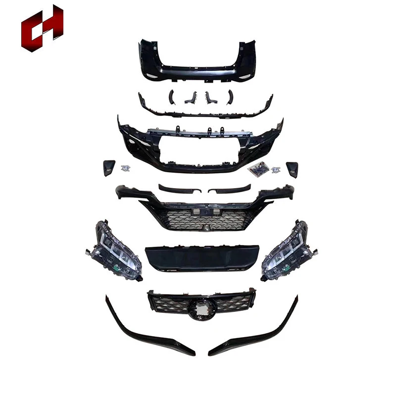 Body Kit For Toyota Fortuner 2014-2020 Change To 2021 Include Front And ...