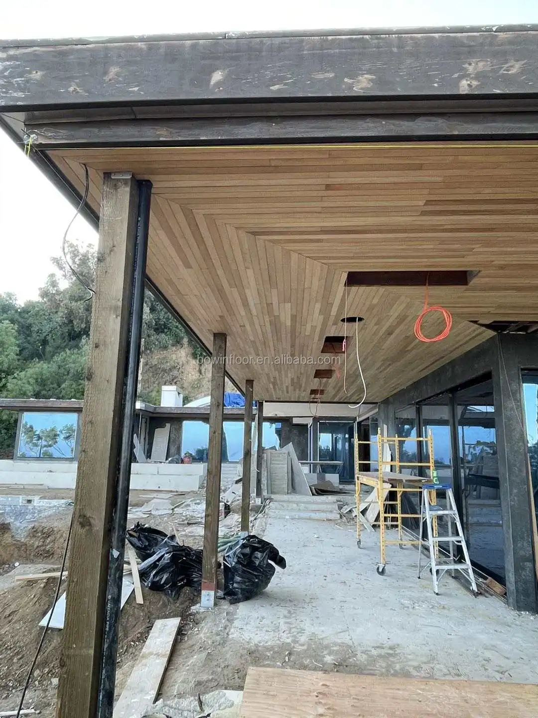 Outdoor Shiplap Profile Garapa Hardwood Siding for Durable Cladding