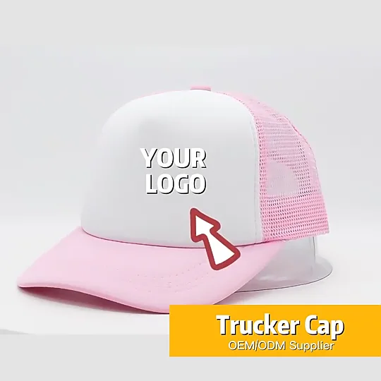 Custom 5-panel Fitted Mesh Trucker Caps Printing Embroidery Logo Blank ...