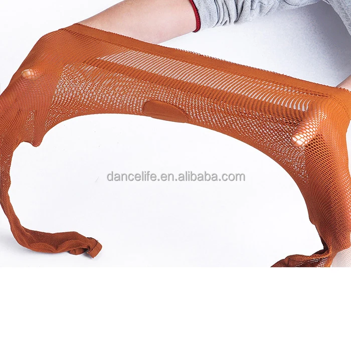 Tan Latin Dance Professional Fishnet Stocking - Women's Jazz Net Leggings