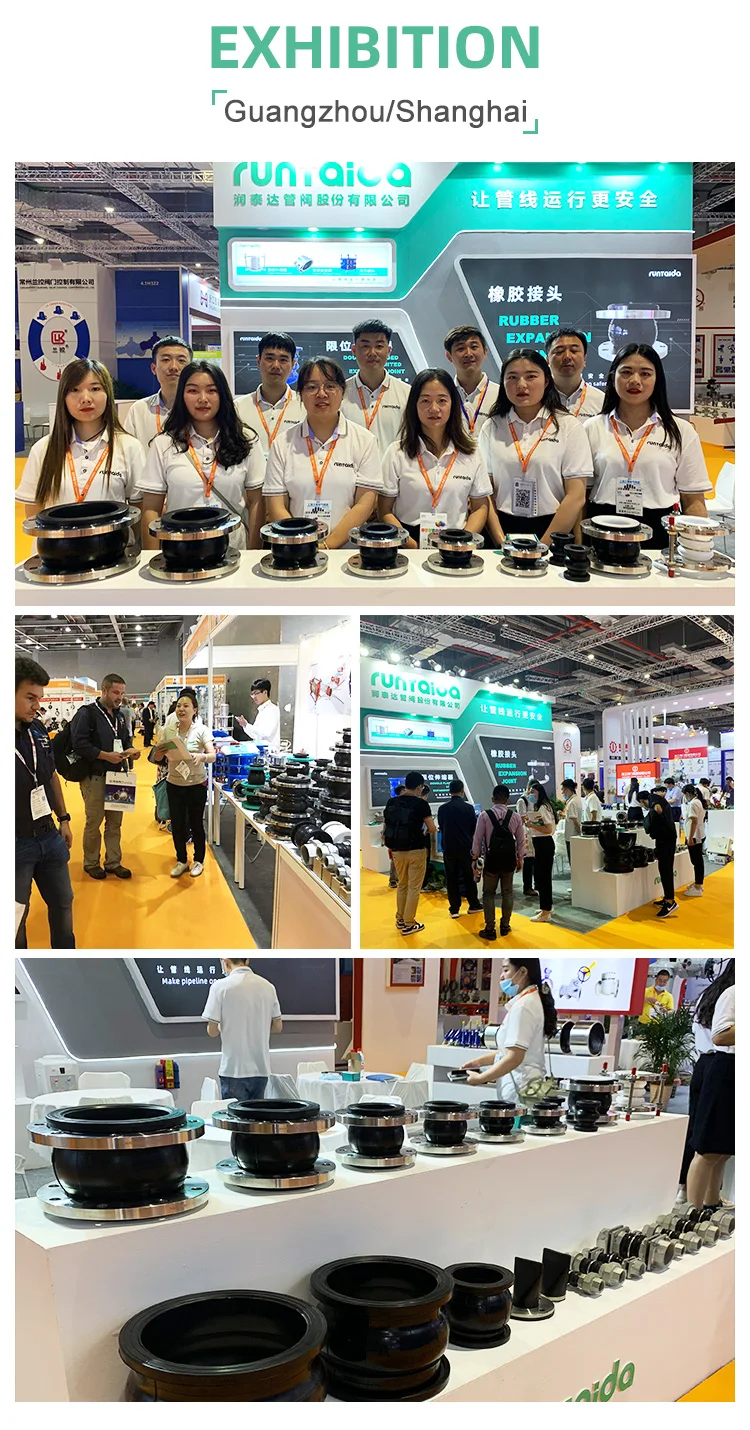 Flexible Coupling Pipe Flanged Connector - EPDM Rubber