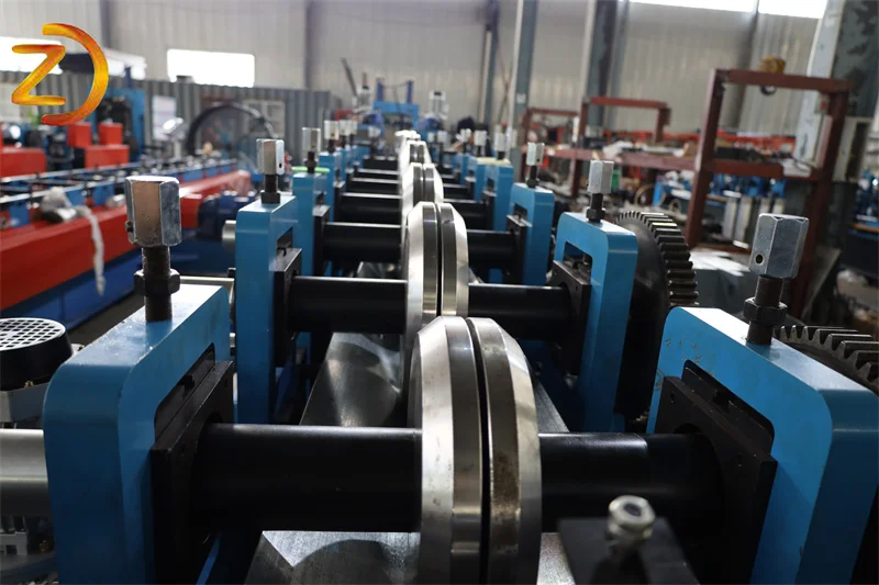 Full Automatic c Purlin Changeable Roll Forming Machine c Shape Purlin Making Machine Hot Sale ...