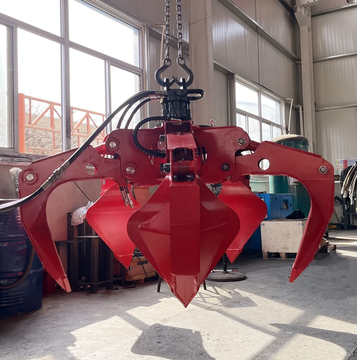 Industrial Scrap Orange Peel Grapple Detachable Rotary Orange Peel Grab ...