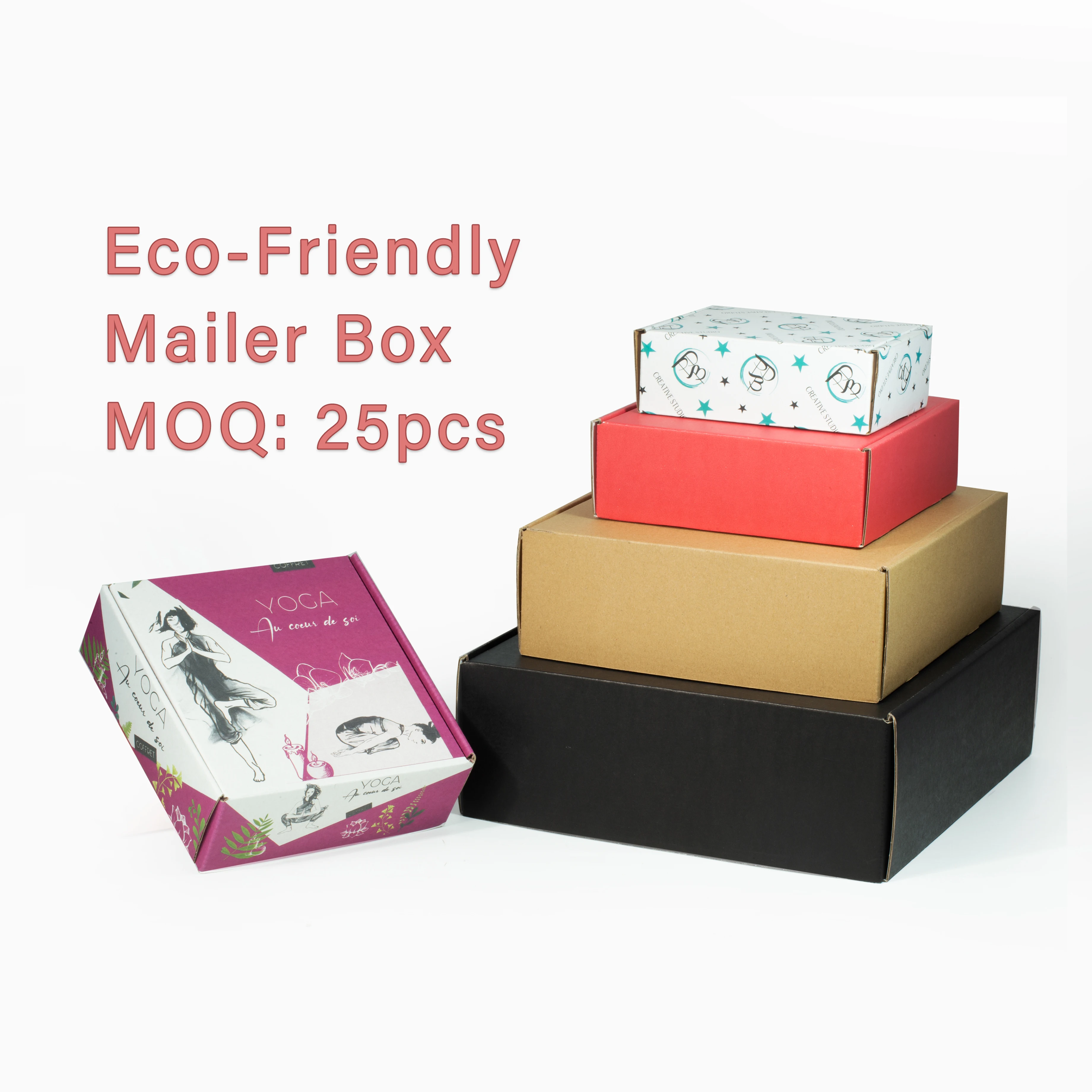 Hot Sale Low MOQ Custom Printed Mailer Boxes Recyclable Paperboard ...