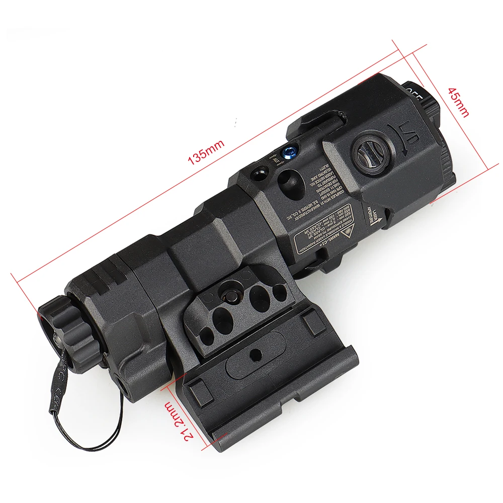 MAWL-C1+ Laser Aiming Device Clone with RED VIS, IR, & White Light for ...