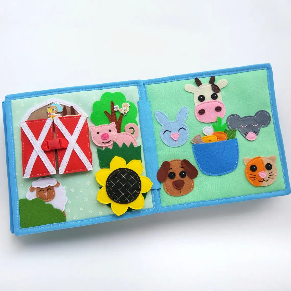 Montessori Busy Sensory Quiet Felt Activity Book DIY