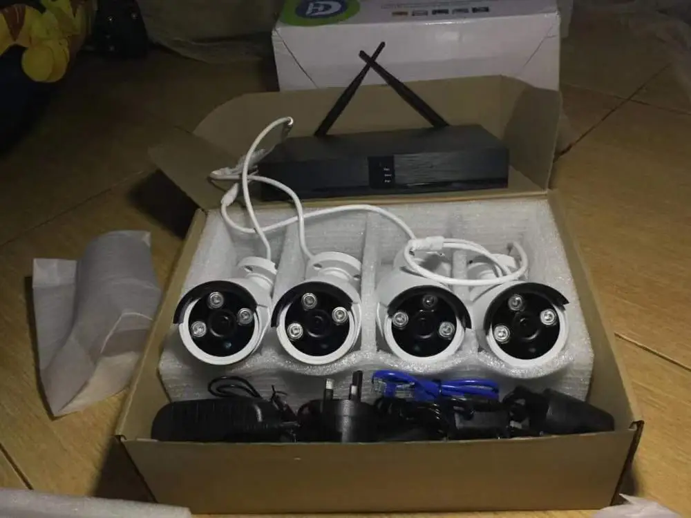 China Factory Price Ir Ip Camera Waterproof Nvr 4ch Wifi Kit Camera ...