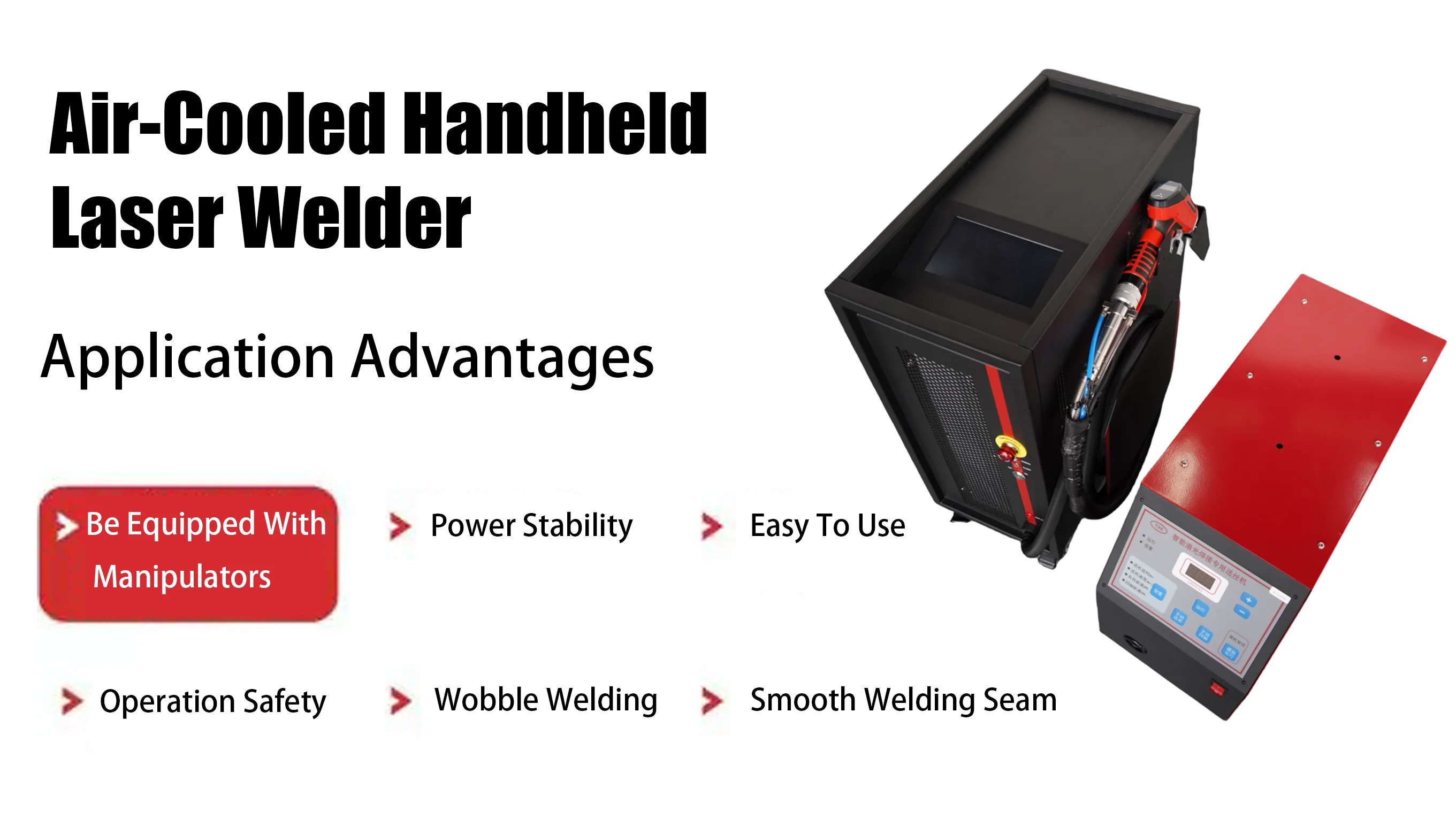Small Mini 41kg Handheld Laser Welder 1000w 1500w Raycus Laser Source ...